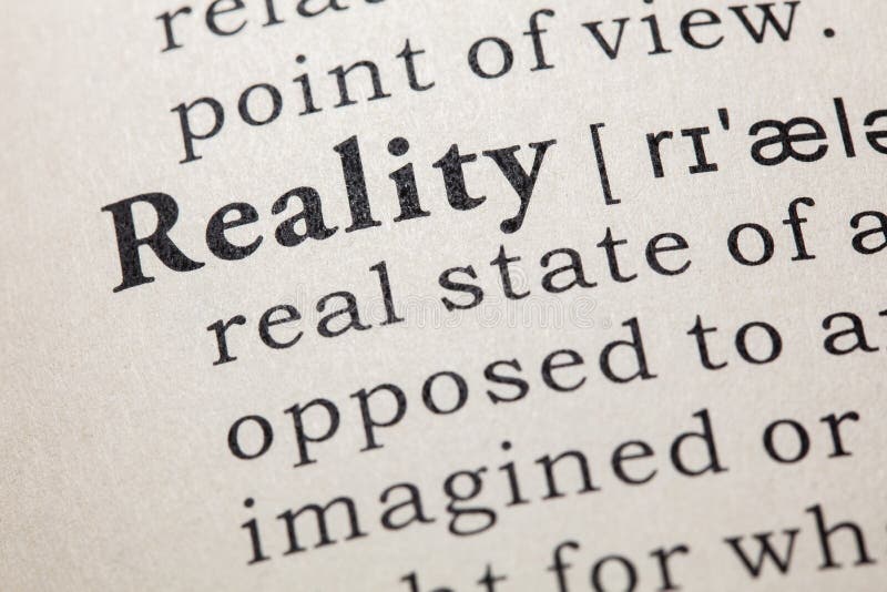 Definition of reality stock image. Image of reality - 124010213