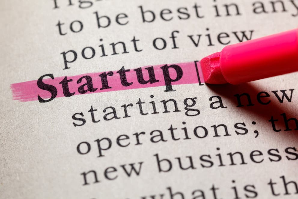 Definition of startup stock image. Image of close, word - 138242527
