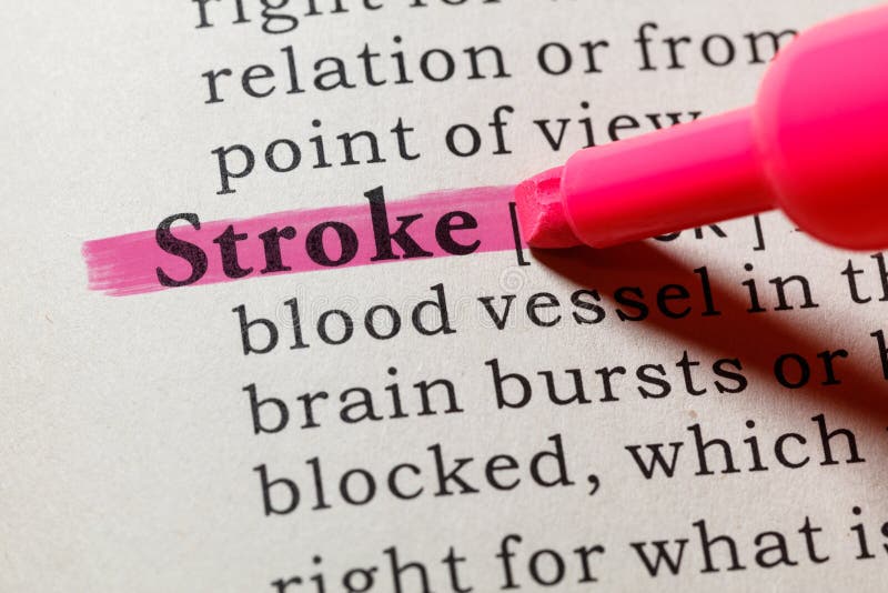 Definition of stroke stock photo. Image of marker, page - 87822374