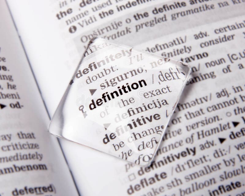 Definition stock photo. Image of glass, magnifying, blurred - 42138110