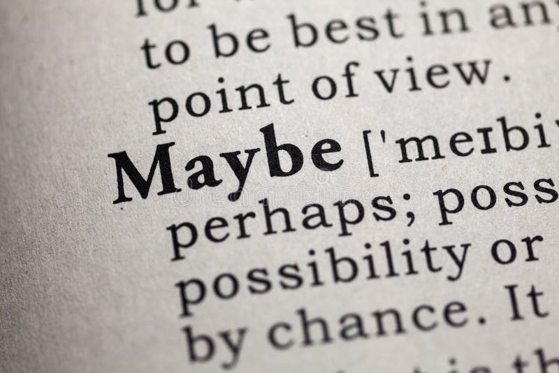 Yes, no, maybe word cloud stock image. Image of cloud - 62685833