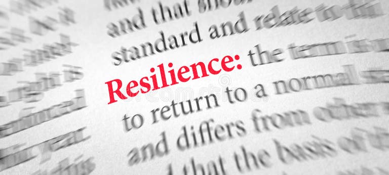 Definition of the Word Resilience in a Dictionary Stock Image - Image ...