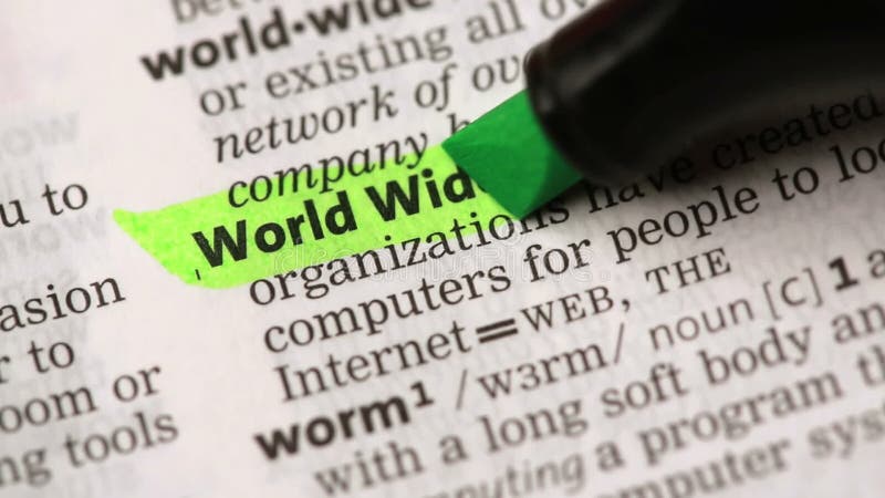 Definition of World Wide Web Stock Video - Video of langu, information ...