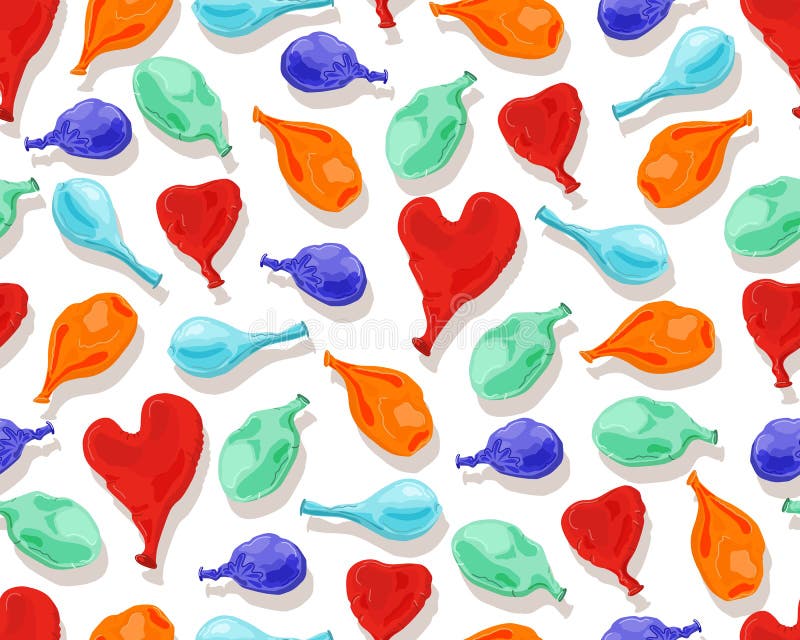 Deflated Balloons Stock Illustrations – 143 Deflated Balloons Stock ...
