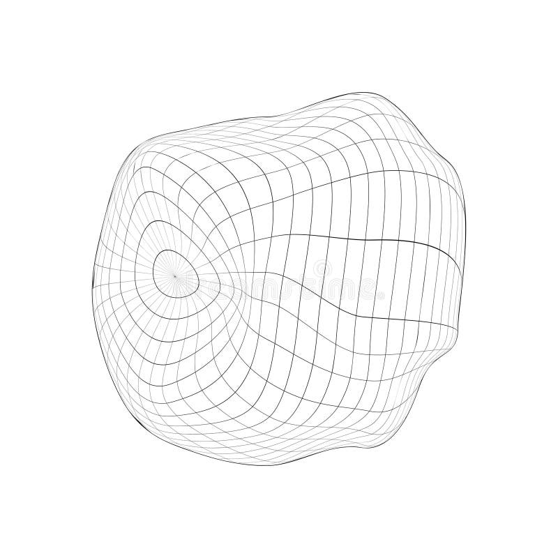 3d Sphere Outline