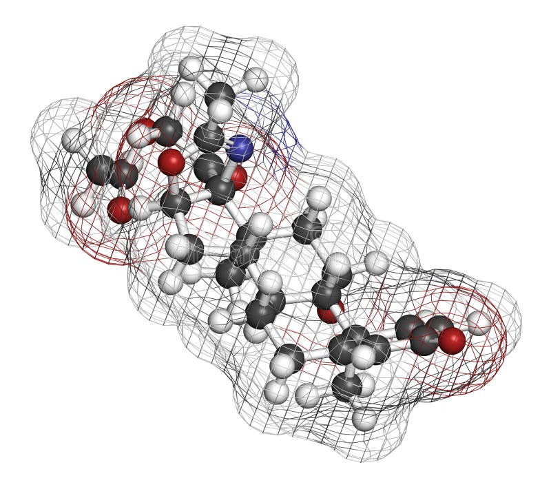 Deflazacort Glucocorticoid Drug Molecule. Skeletal Formula. Stock ...