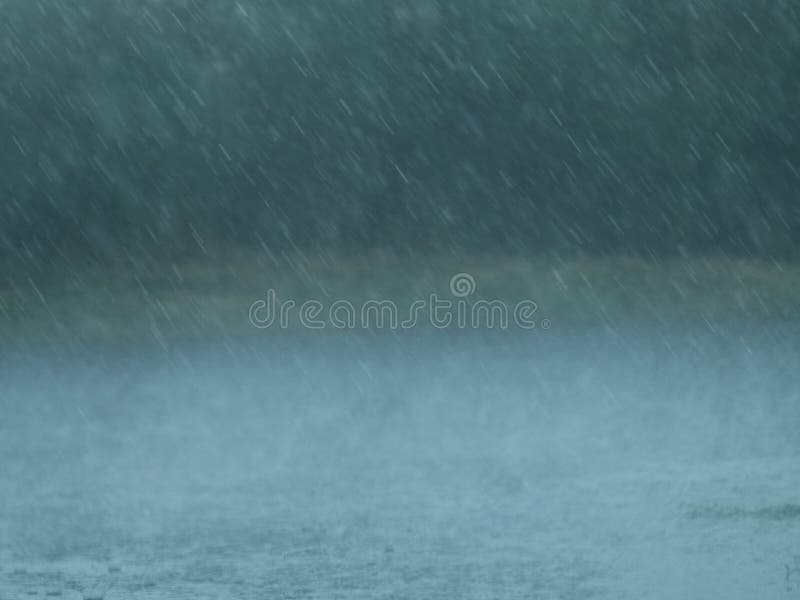 Deflected Horizontal Photo of Rain Stock Photo - Image of blue, pattern ...