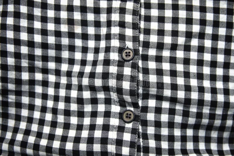 Defocus Black and White Shirt. Gingham Tablecloth Back Pattern Stock ...