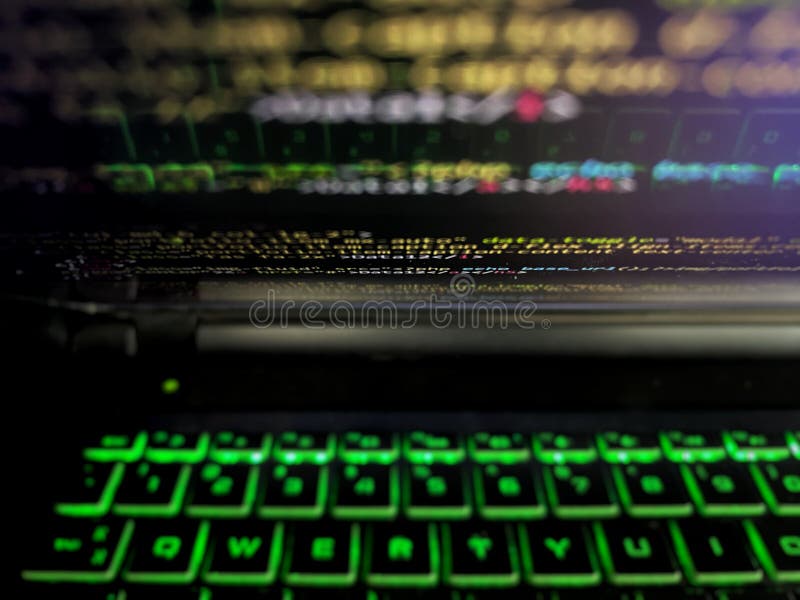 Selective Focused Of A Computer Program Code That Is Often Used Computer Language Source Code