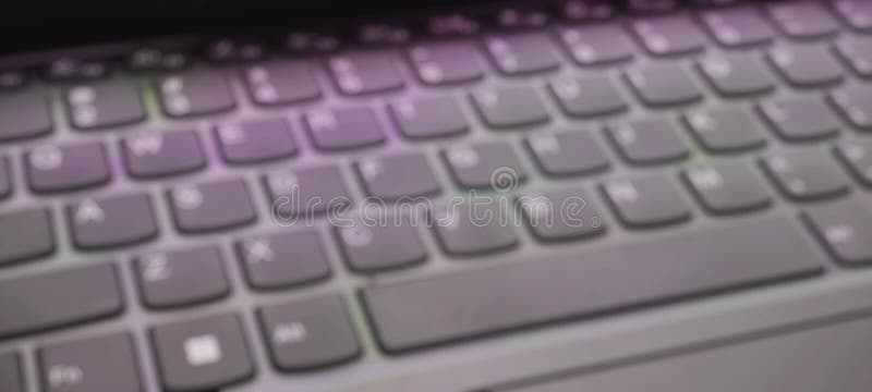 Defocused Abstract Background of Keyboard Stock Image - Image of ...
