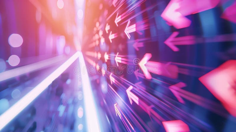 Defocused Background Image of Abstract Lines Merging and Separating ...