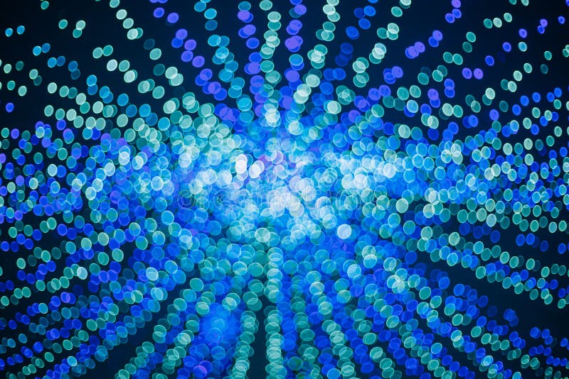 Defocused Blue Boke Bokeh Urban City Background Stock Image - Image of ...