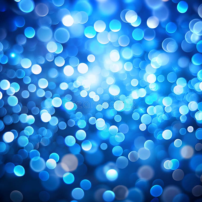 Defocused Blue Light Dots stock illustration. Illustration of ...