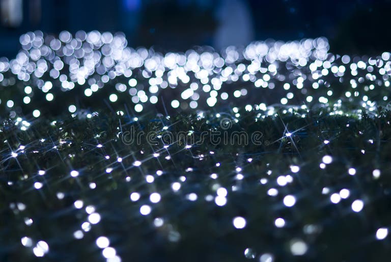 Defocused Blue Star Shape Light Effect Stock Photo - Image of focus ...