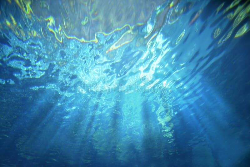 Defocused Blurred Underwater Background Stock Image - Image of aquatic ...