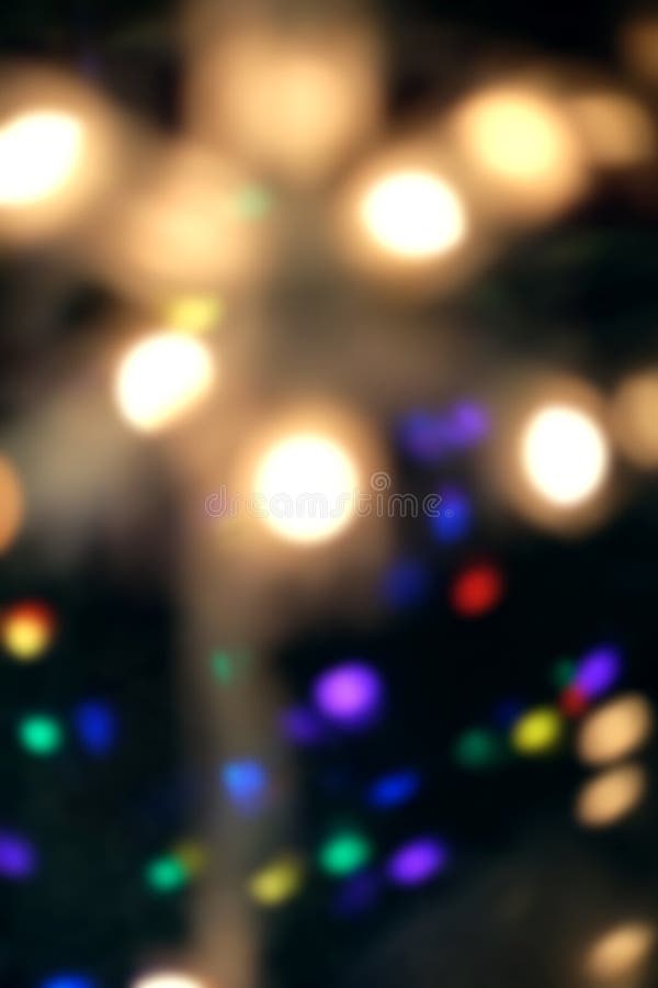 Defocused Christmas Lights Background Stock Image - Image of backdrop ...