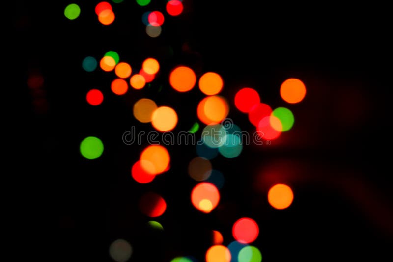 Defocused Colored Circular Lights Stock Image - Image of defocused ...