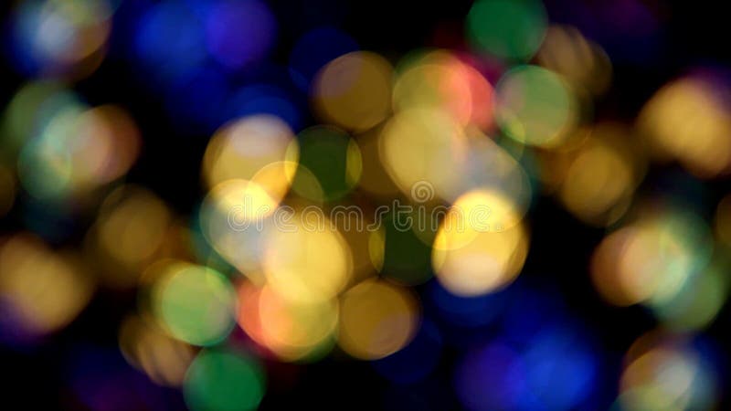 Defocused Colored Circular Lights Backgrounds Stock Footage - Video of ...