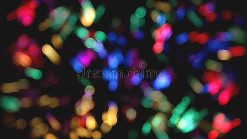 Defocused Colored Circular Lights and Strips Backgrounds Stock Video ...