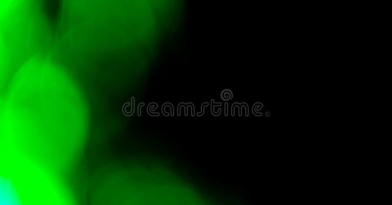 Defocused Green Background, Green Abstract Background Isolated in Black ...