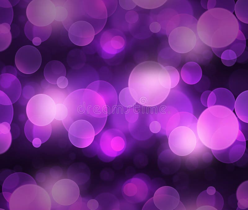 Defocused Purple Light Dots Against Background Stock Illustration ...