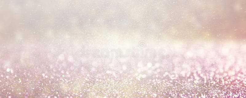 Defocused Silver Color Texture. Bokeh Effect with Blinking Details ...