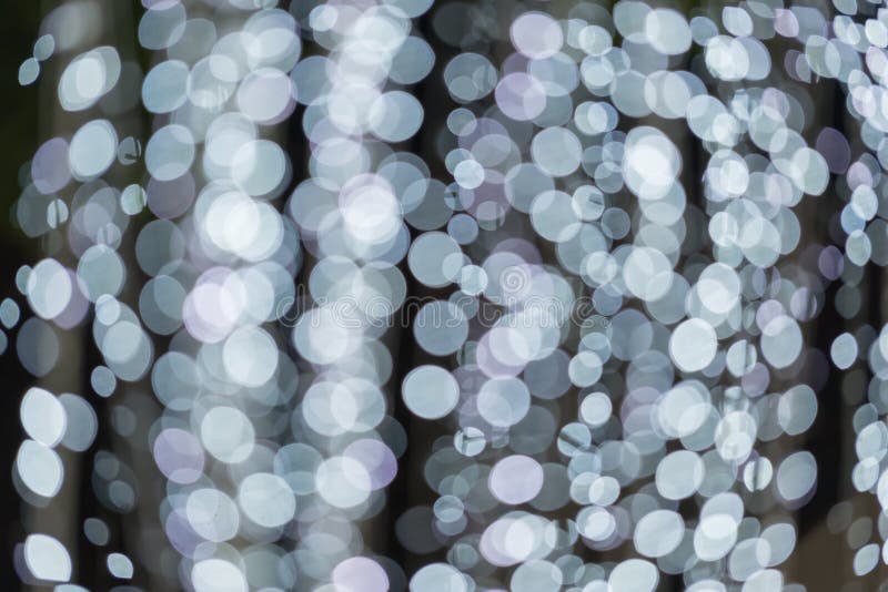 Defocused White Circle Light Background Stock Image - Image of blurred ...