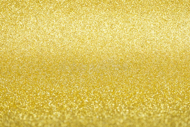 Defocused Yellow Glitter Background Stock Image - Image of blink ...
