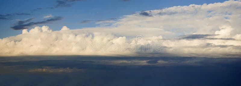 Defore sunset. stock photo. Image of light, dramatic, horizon - 5144370