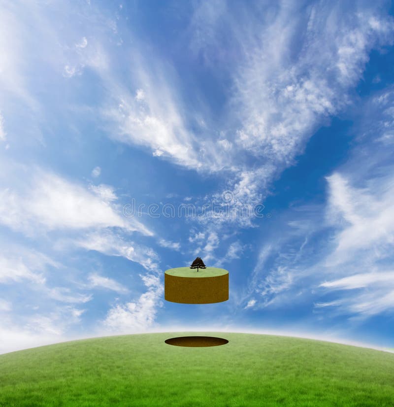 Deforestation concept stock image. Image of blue, background - 3820667