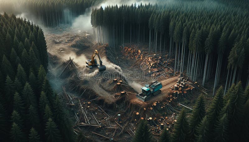 Deforestation Driven by Urbanization and Industrialization, Revealing ...