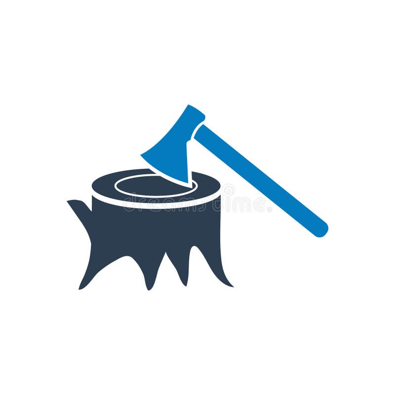 Deforestation Icon. Editable Vector EPS Symbol Illustration Stock ...