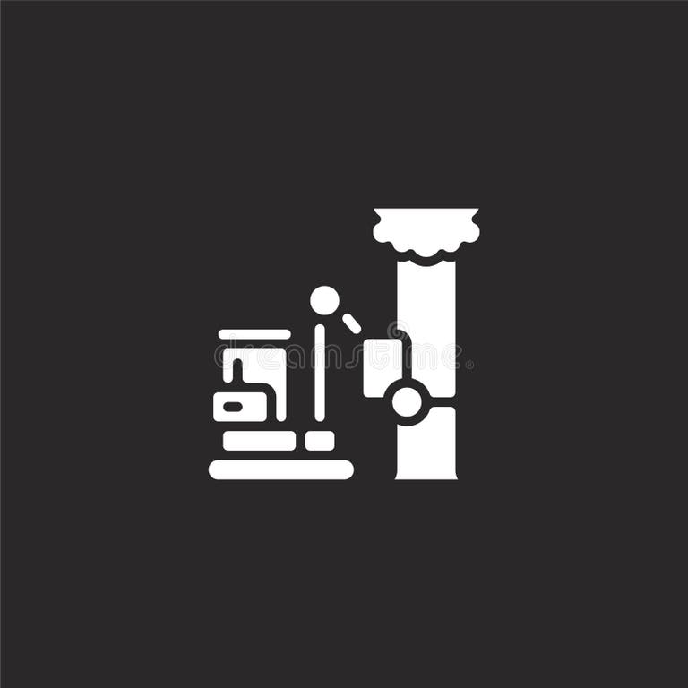 Deforestation Icon. Filled Deforestation Icon for Website Design and ...