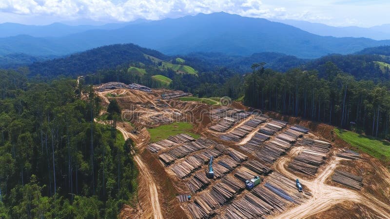 138 Deforestation Causing Climate Change Environmental Damage Stock ...