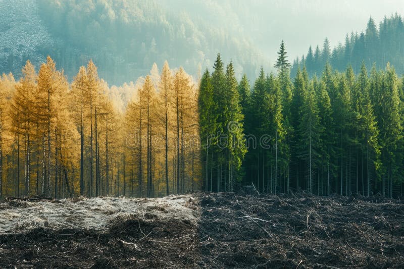 Deforestation Versus Conservation Highlighted in Contrasting Forest ...