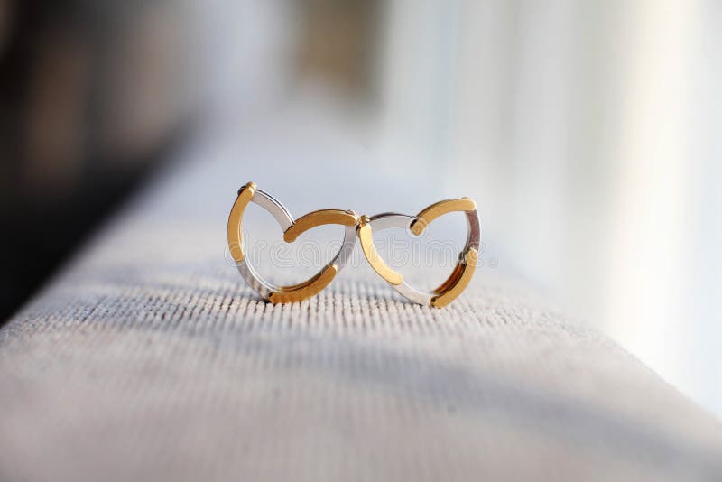 Deformable wedding rings stock photo. Image of celebration - 41557650