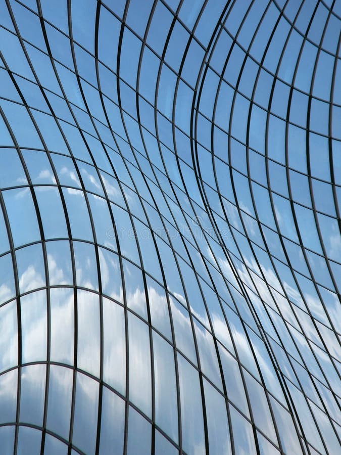 Deformed facade stock image. Image of geometric, construction - 4943203