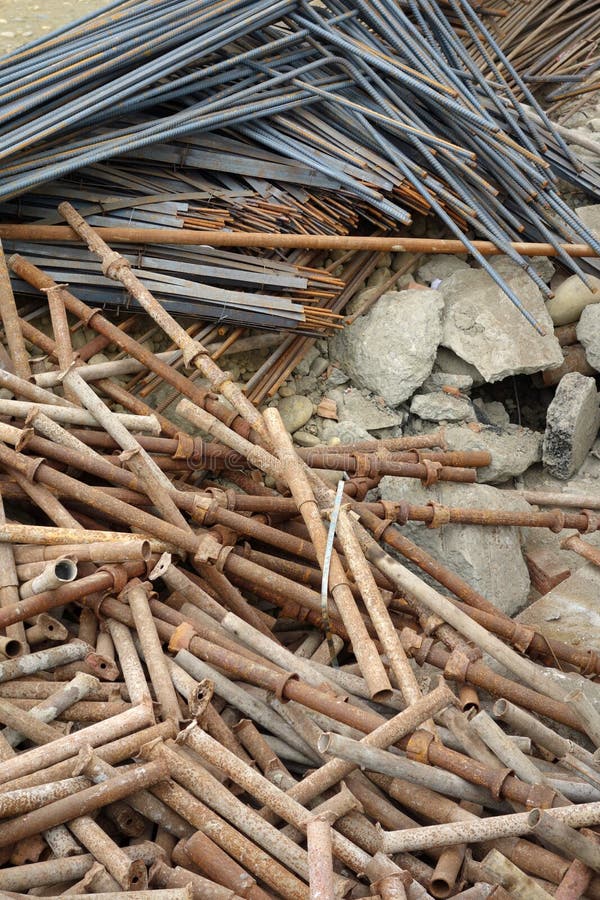 Deformed steel bars stock image. Image of parallel, corrosion - 30198845