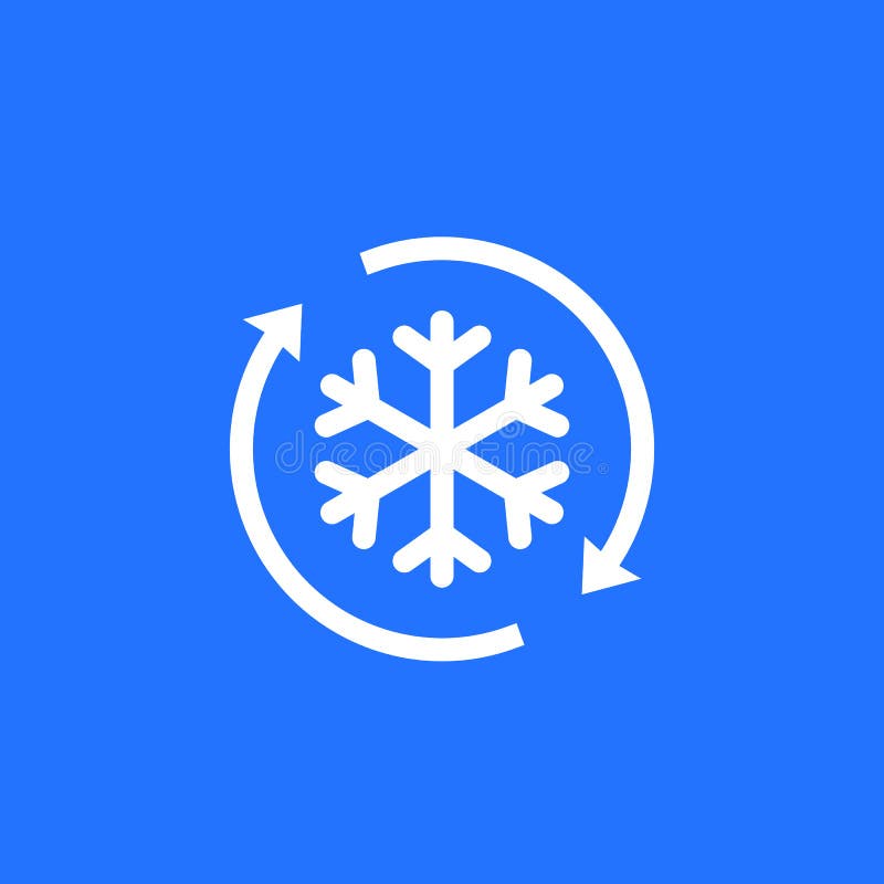 Defrost vector sign stock vector. Illustration of freeze - 137959086