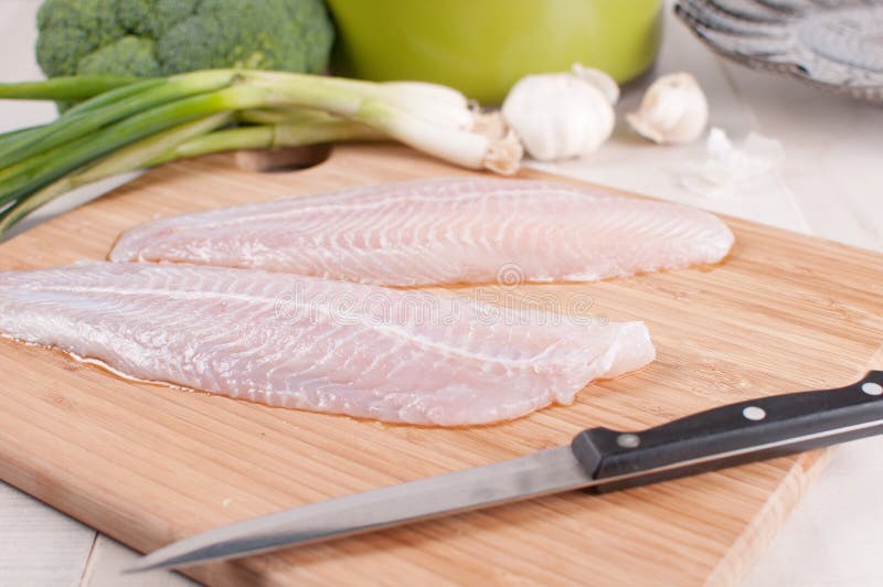 Defrosted Fish Fillets with Vegetables Stock Photo - Image of haddock ...