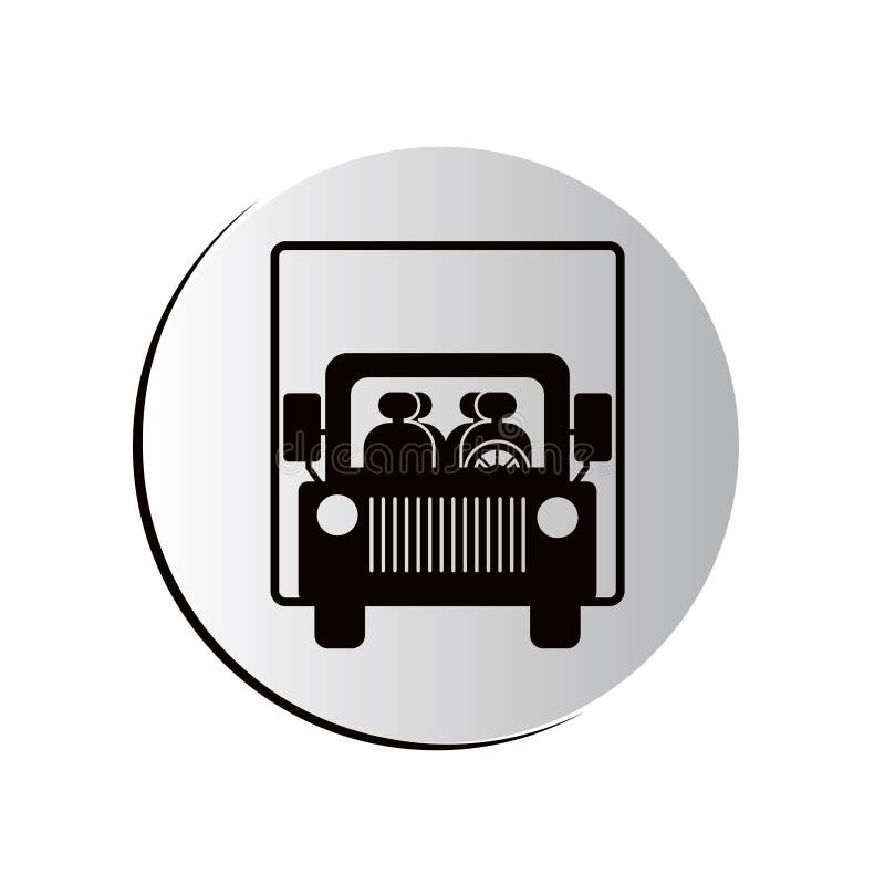 Degraded Circular Shape Road Sign of Bus Crossing Stock Vector ...