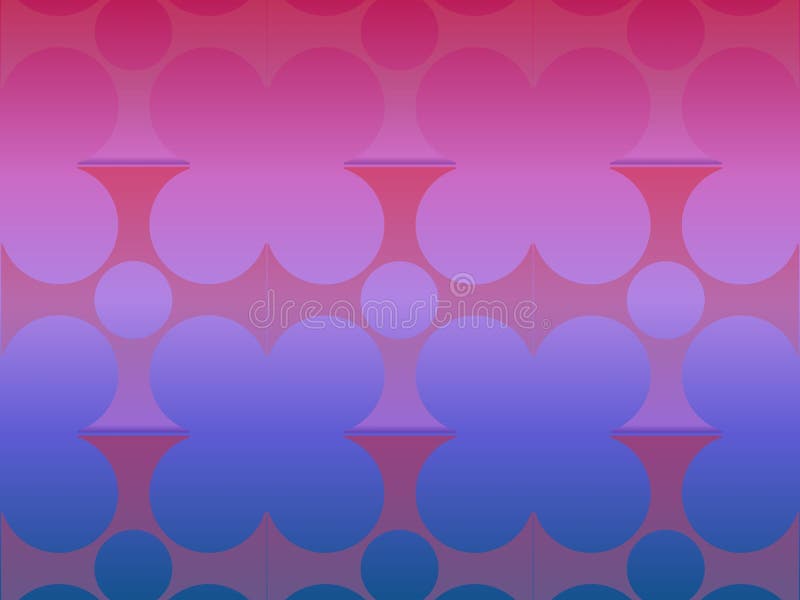 Degraded Color Background with a Pattern of Several Circular Shapes and ...