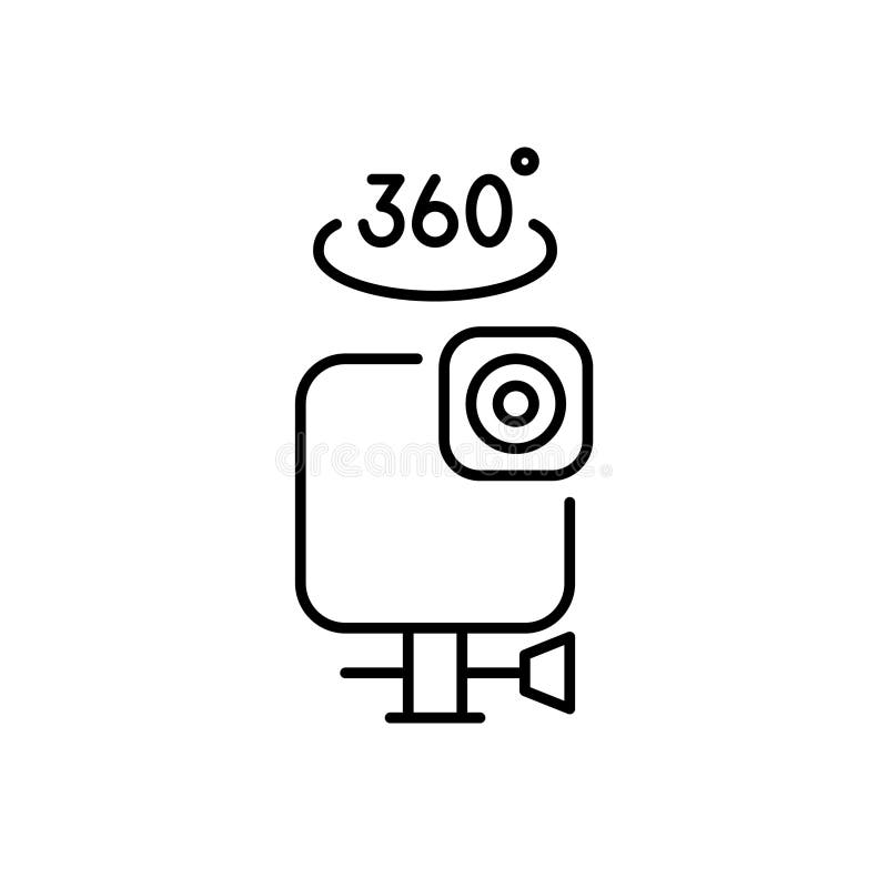 360 Degree Action Camera on Stick. Full Panoramic Video for Adventures ...