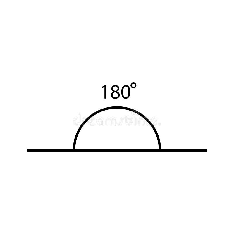 90 Degree Angle. Icon of 90 Degree. Acute Angle. Symbol for Measure and ...