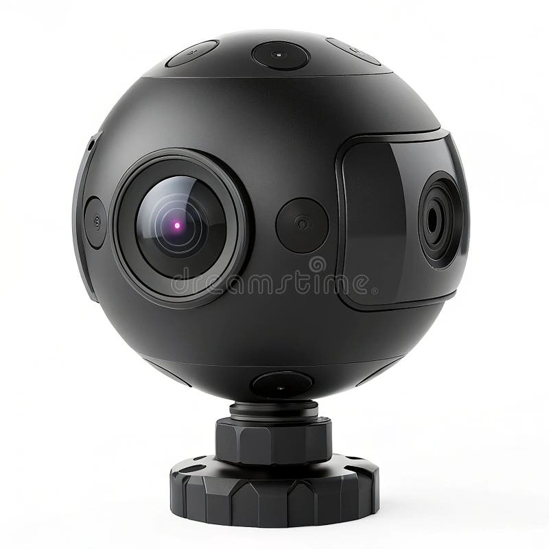 360 Degree Camera for Panoramic Photography Stock Illustration ...