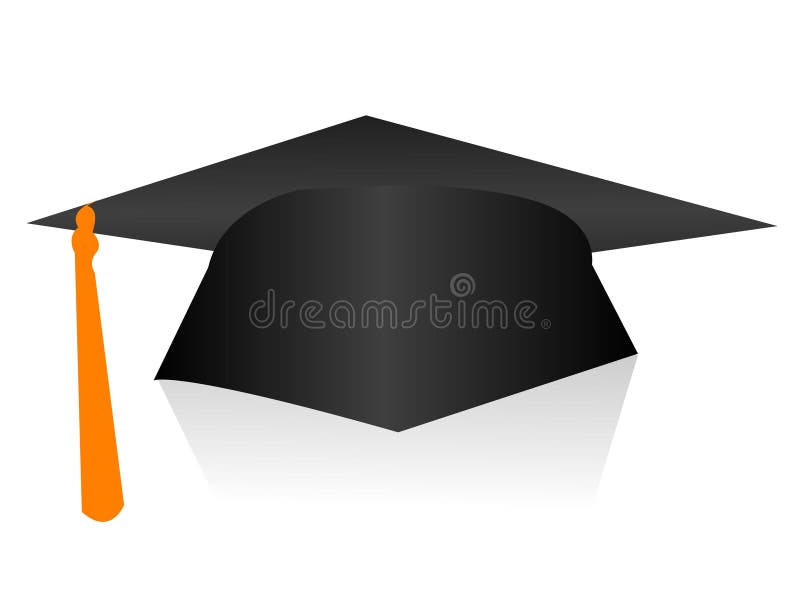 Degree cap stock illustration. Illustration of success - 5454225