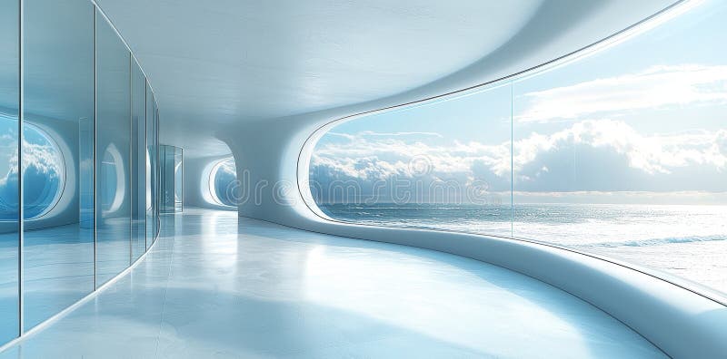 A 360-degree Equirectangular Panorama HDRI Showcasing the Interior of a ...