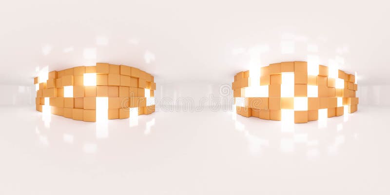 Futuristic Cube Room Environment Stock Illustrations – 301 Futuristic ...