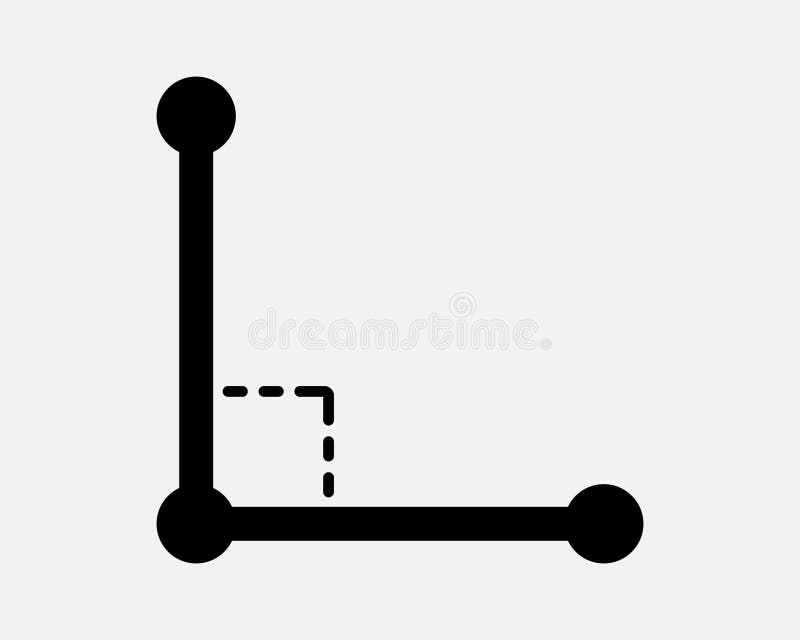 90 Degree Right Angle Corner Geometry Ninety Degrees Graph Scale Shape ...
