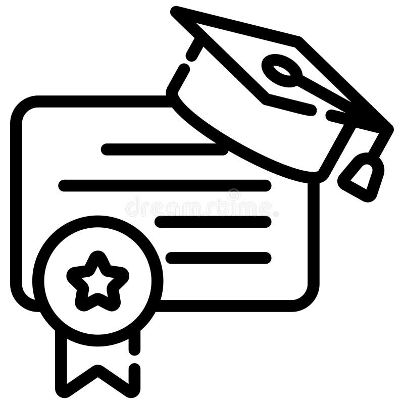 Bachelor Degree Line Icon Stock Illustrations – 1,615 Bachelor Degree ...